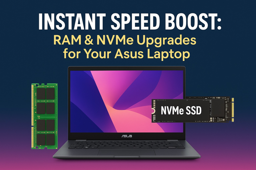Add RAM and SSD to Your Asus Laptop | A-Accessories